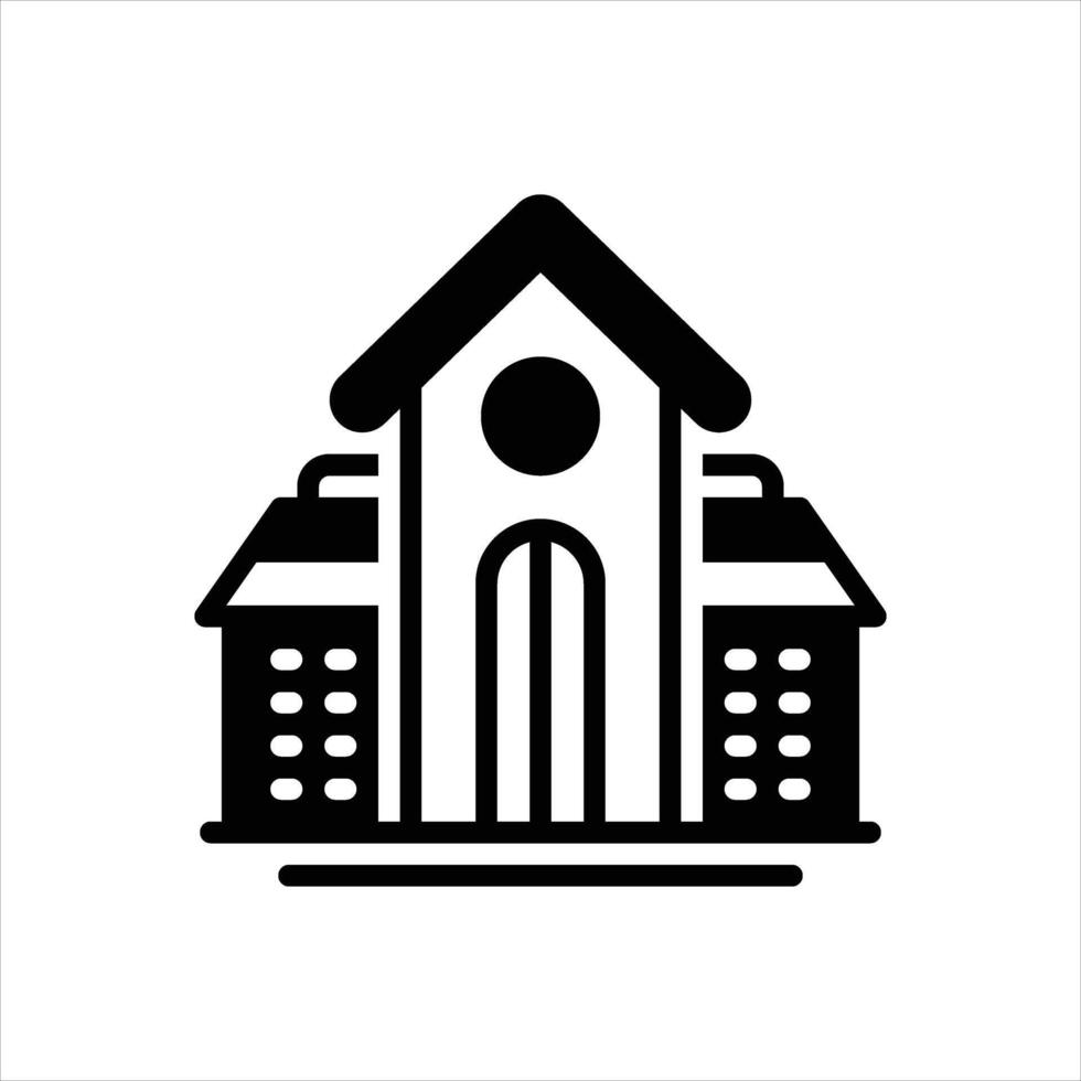 Solid school icon 68015710 Vector Art at Vecteezy