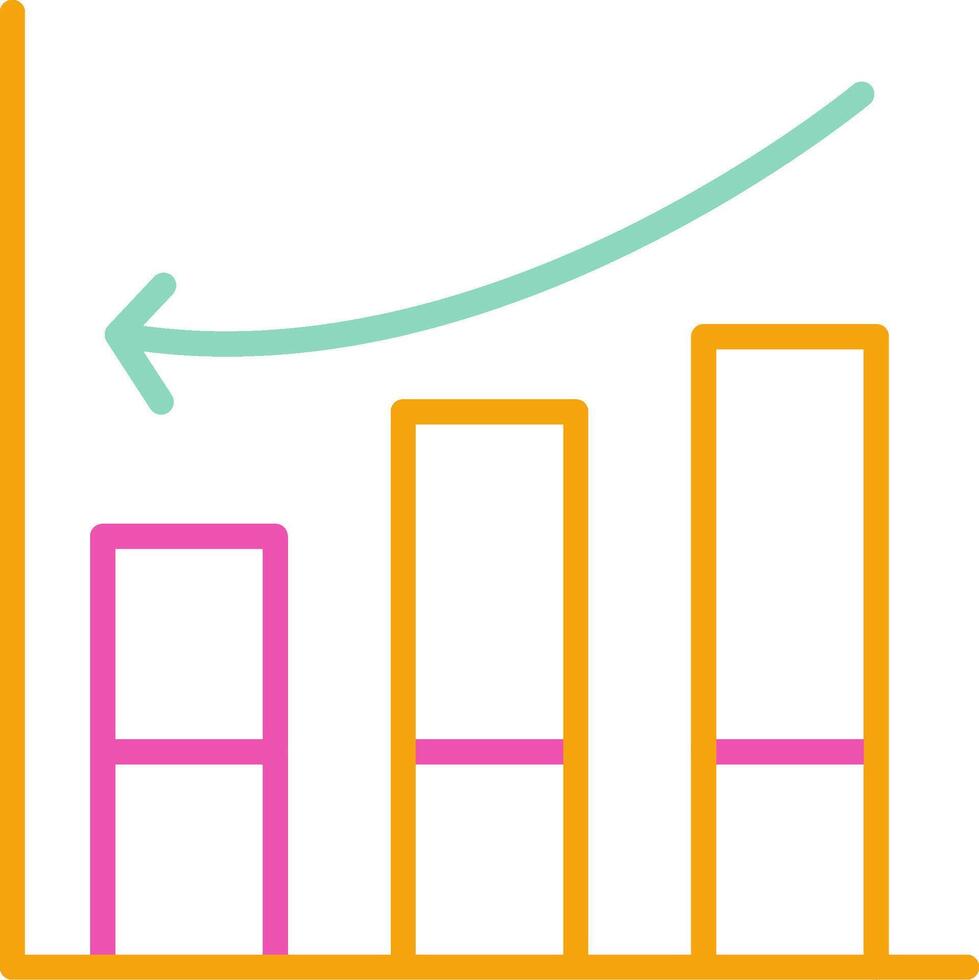 Decrease Declining Data Symbol 68058203 Vector Art at Vecteezy
