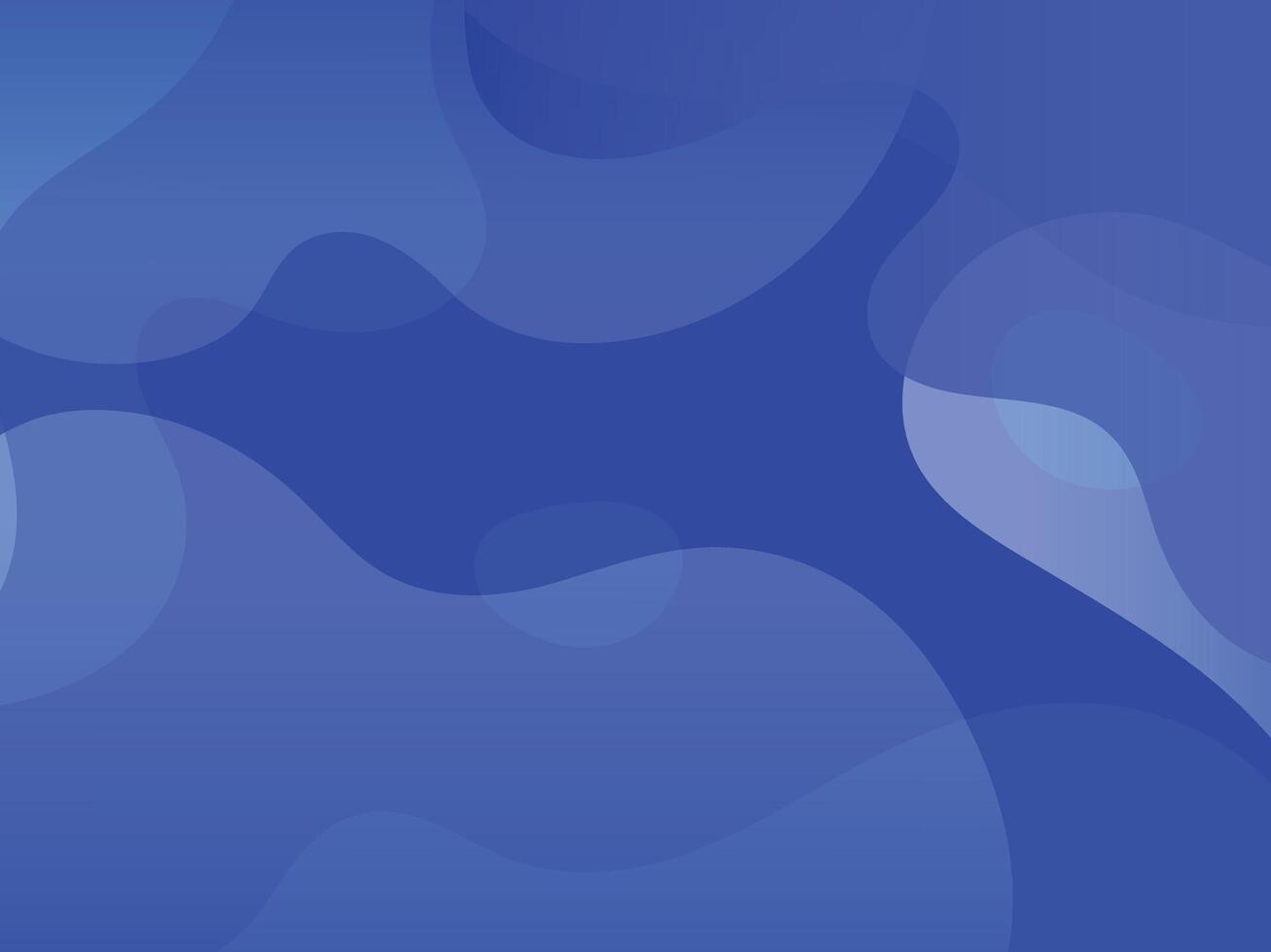 Abstract blue gradient wave overlap layer background with geometric shape element and blank ...