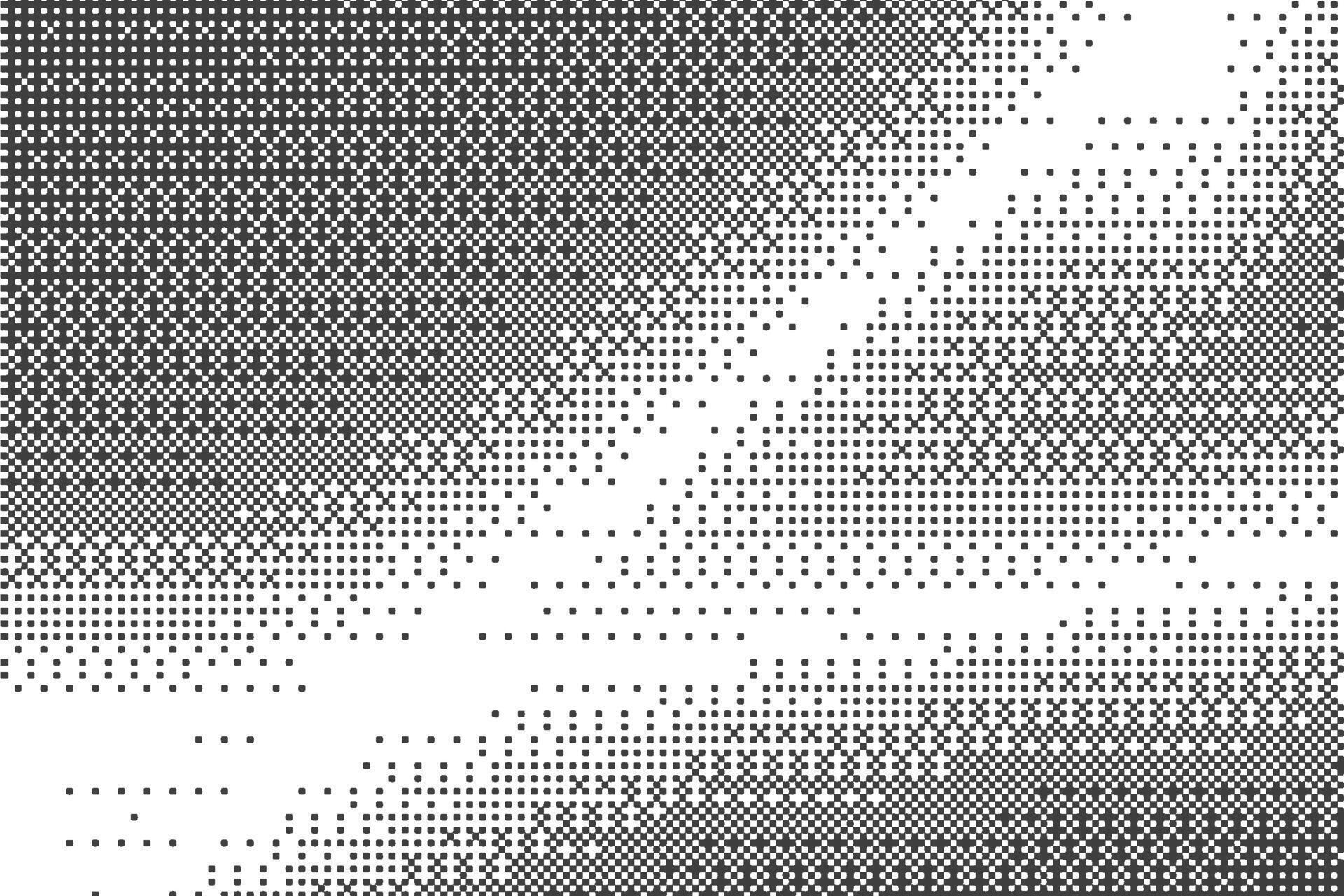 Bitmap pattern with pixel background. Dotted gradient texture. Retro ...