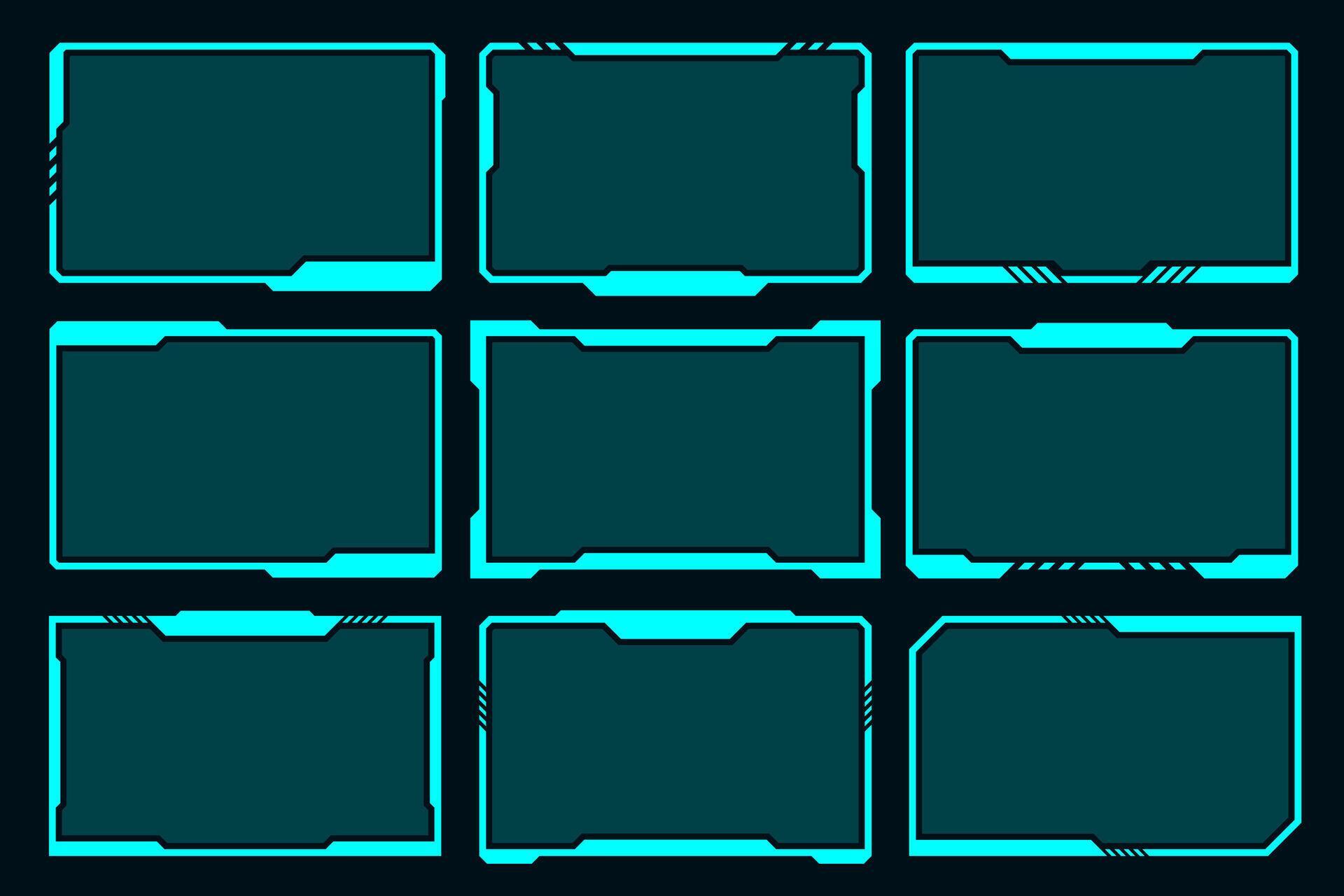 Modern User Interface Frames for Design Projects 68110975 Vector Art at Vecteezy