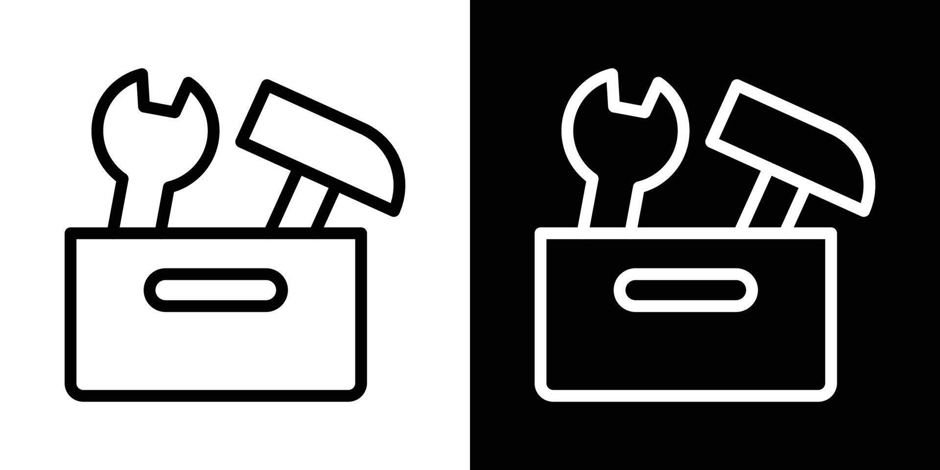 Toolbox icons set in stroke line style 68138170 Vector Art at Vecteezy