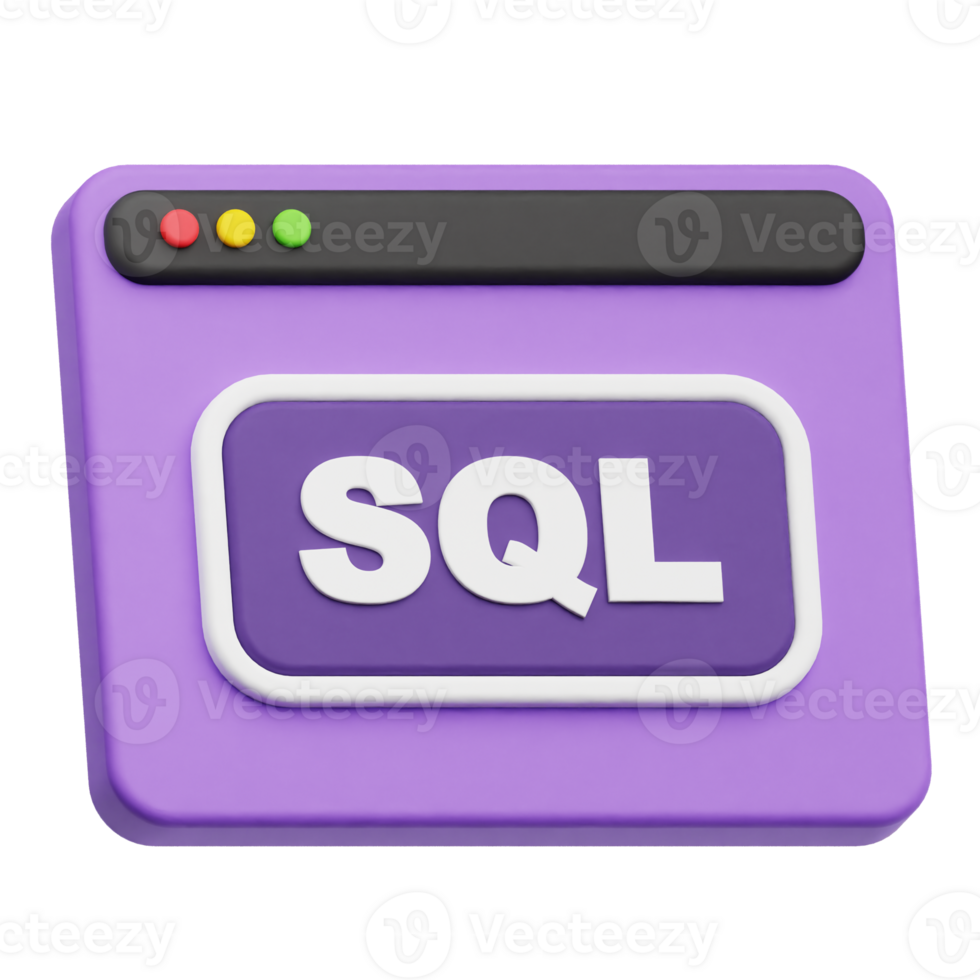 sql website 3d icon 68205751 PNG