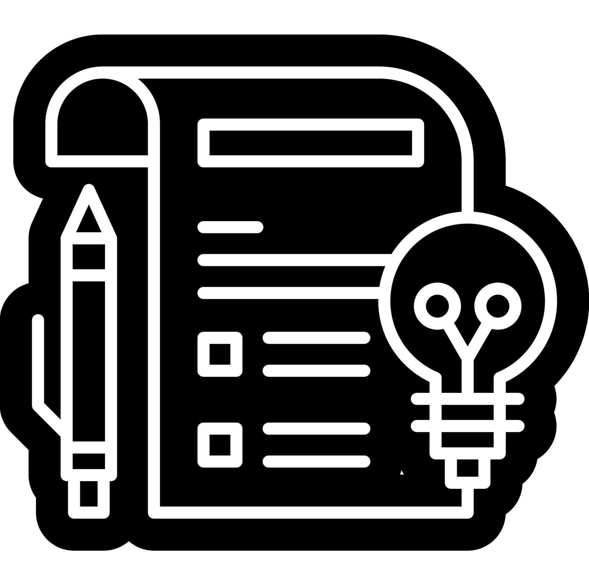 Executive Summary Solid icon 68215921 Vector Art at Vecteezy