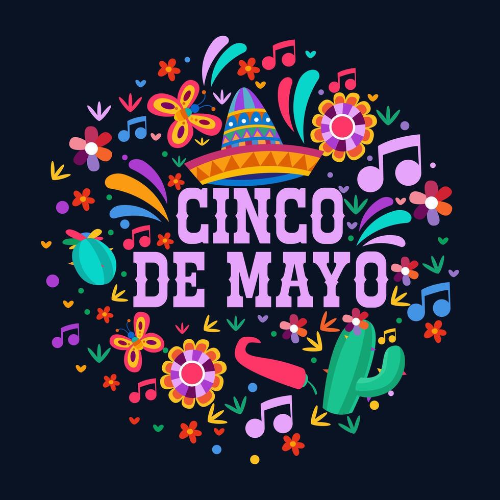 Celebrate Cinco de Mayo with Colorful Festivities 68230867 Vector Art ...