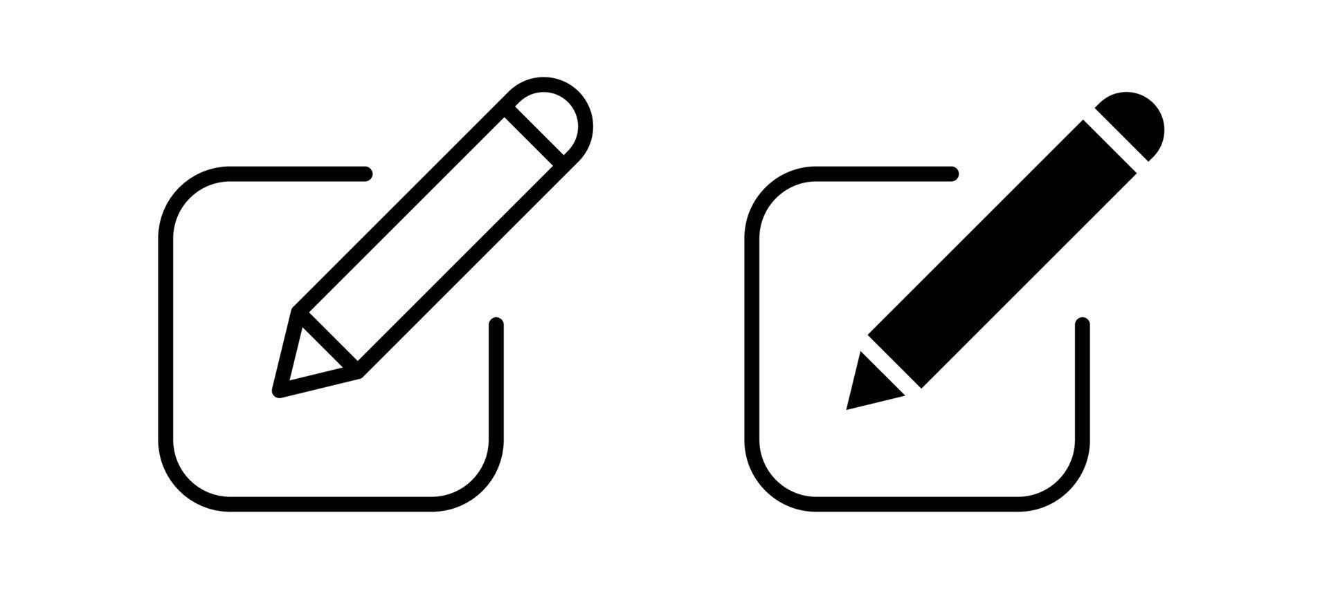 Edit icon stock illustration set 68268821 Vector Art at Vecteezy