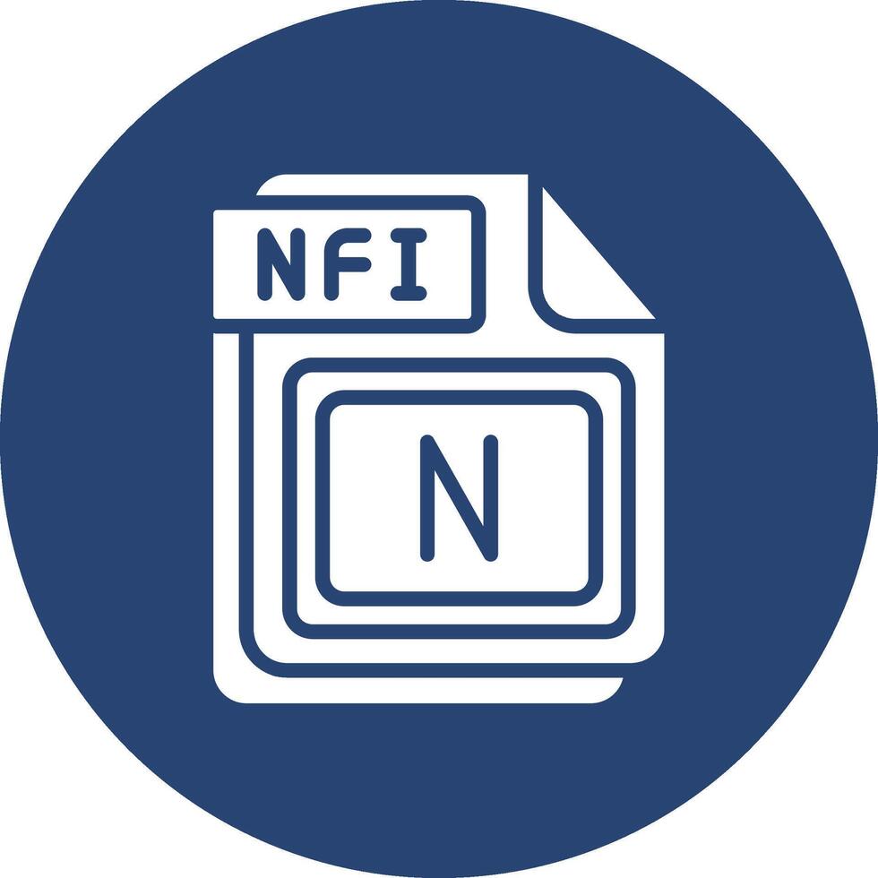 NFI Solid Fill Symbol 68310719 Vector Art at Vecteezy