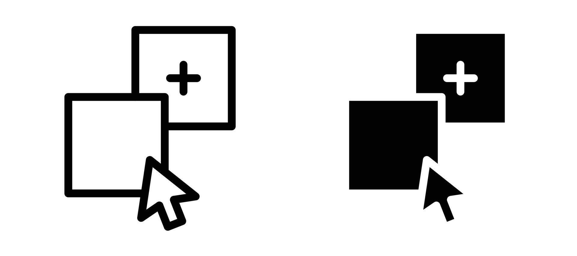 Drag and drop icon collection 68318094 Vector Art at Vecteezy