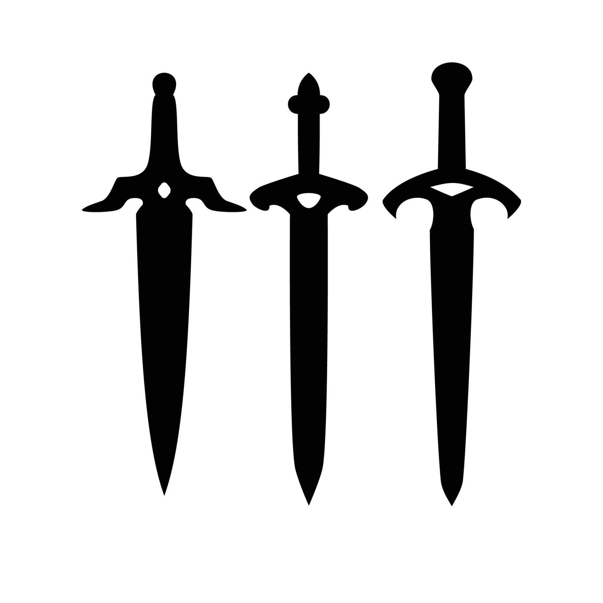 Sword icons set collection design 68363536 Vector Art at Vecteezy