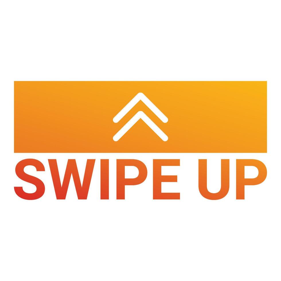 Swipe up logo 68395954 Vector Art at Vecteezy