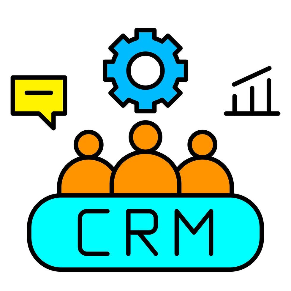 Smart CRM Icon 68401072 Vector Art at Vecteezy