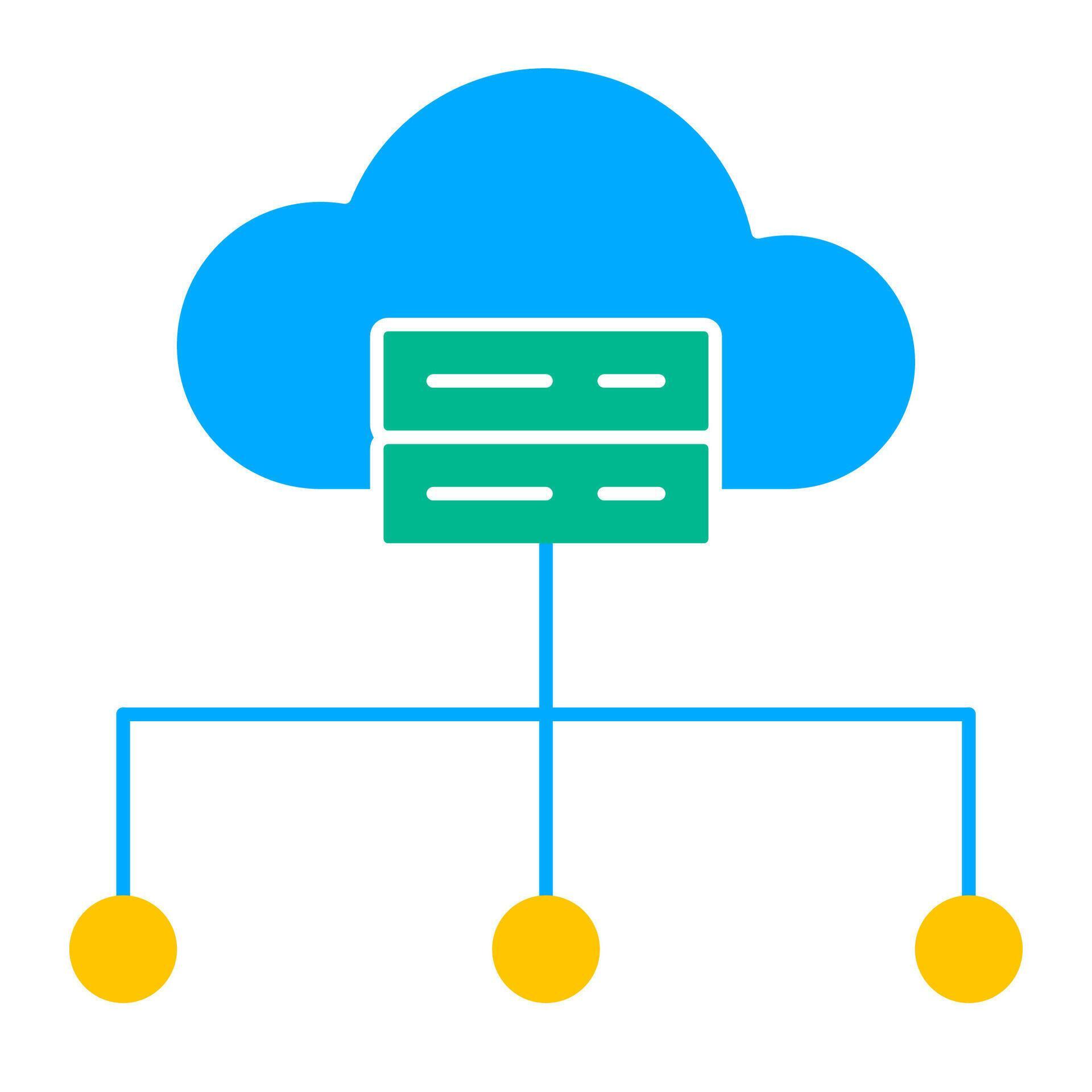 Cloud Node Icon 68401518 Vector Art at Vecteezy