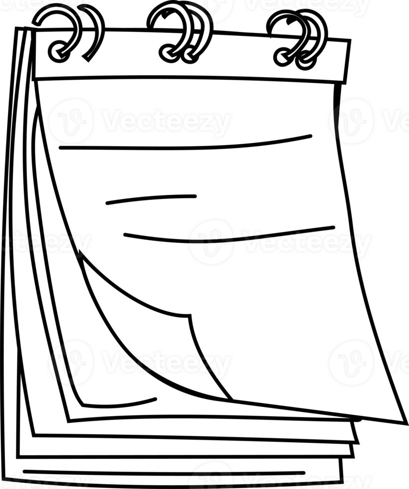 Flipping Pages Book Doodle, Sketchy Clipart 68409135 PNG