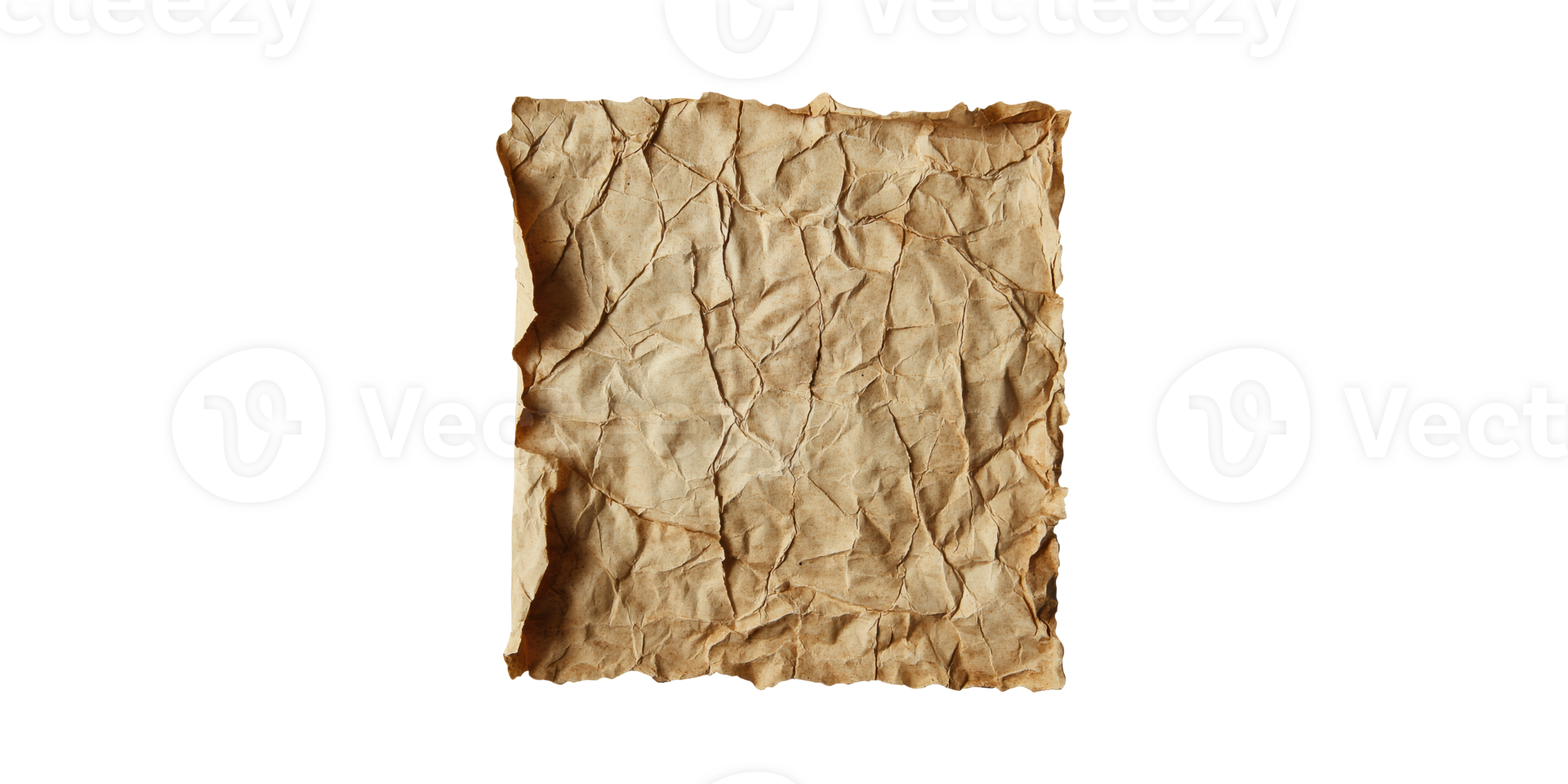 Crumpled Vintage Paper Texture. Antique Document Design Element ...