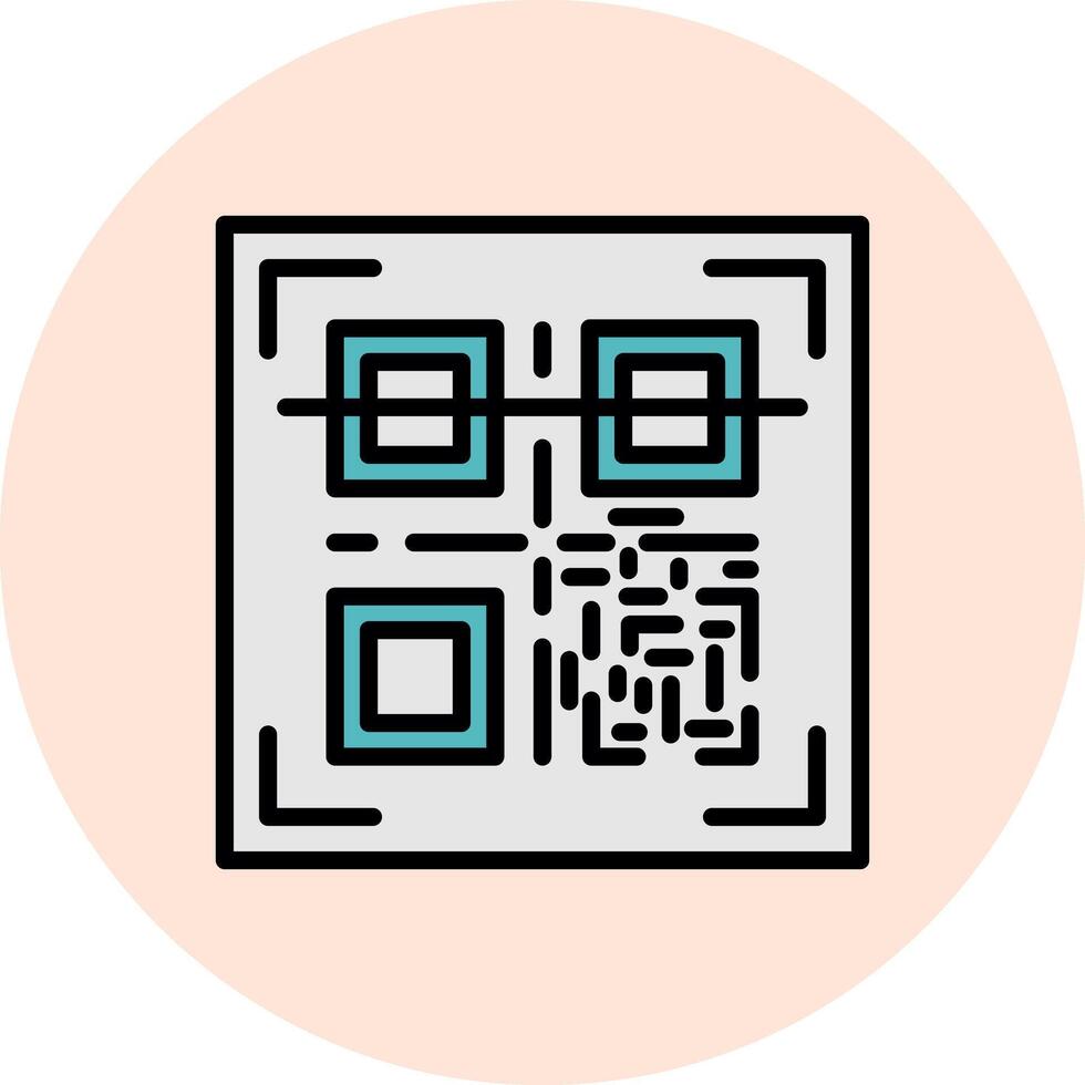 Qr Code Stylized Flat Drawing Form 68499569 Vector Art at Vecteezy