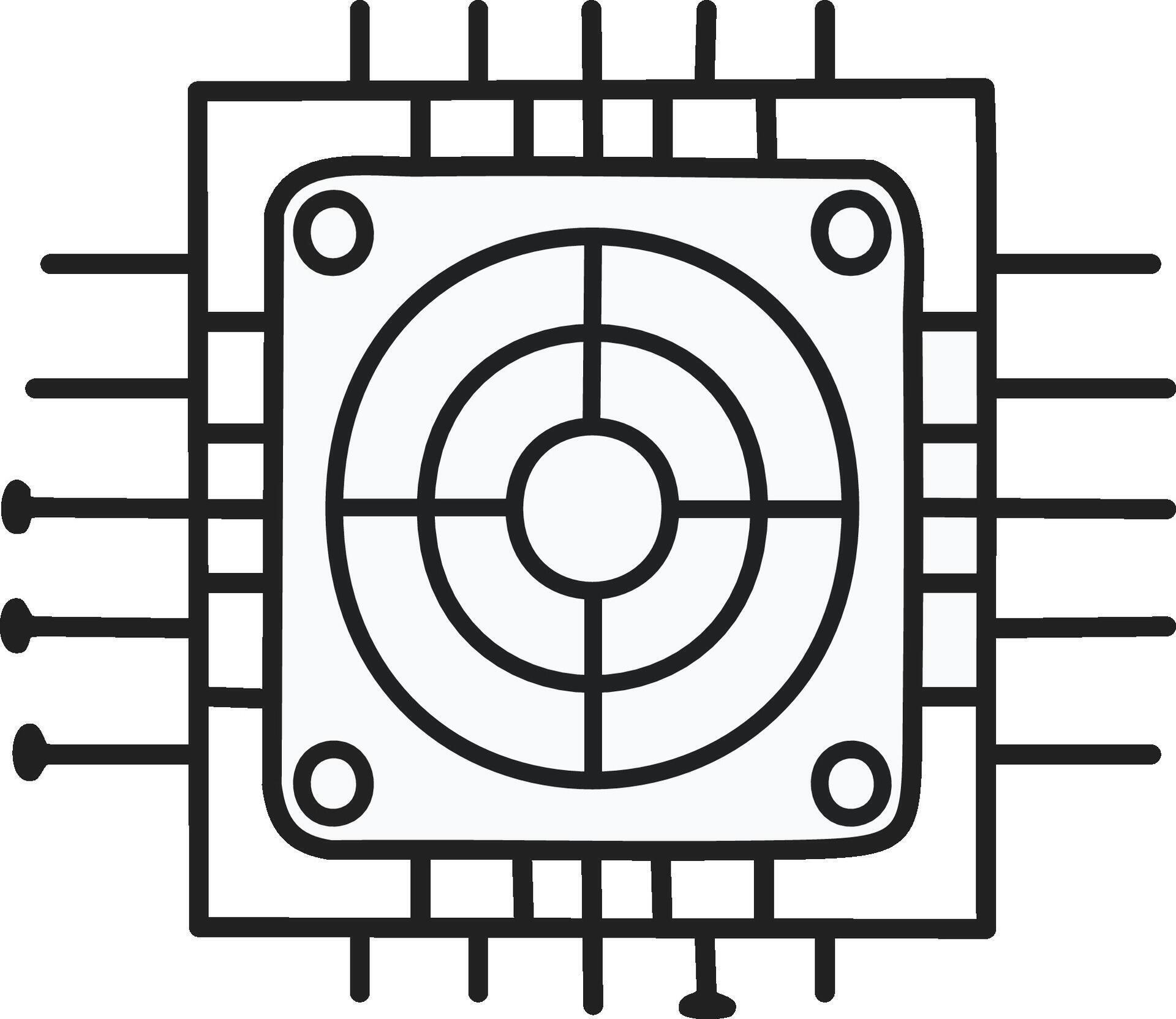 Computer sensor icon 68540832 Vector Art at Vecteezy