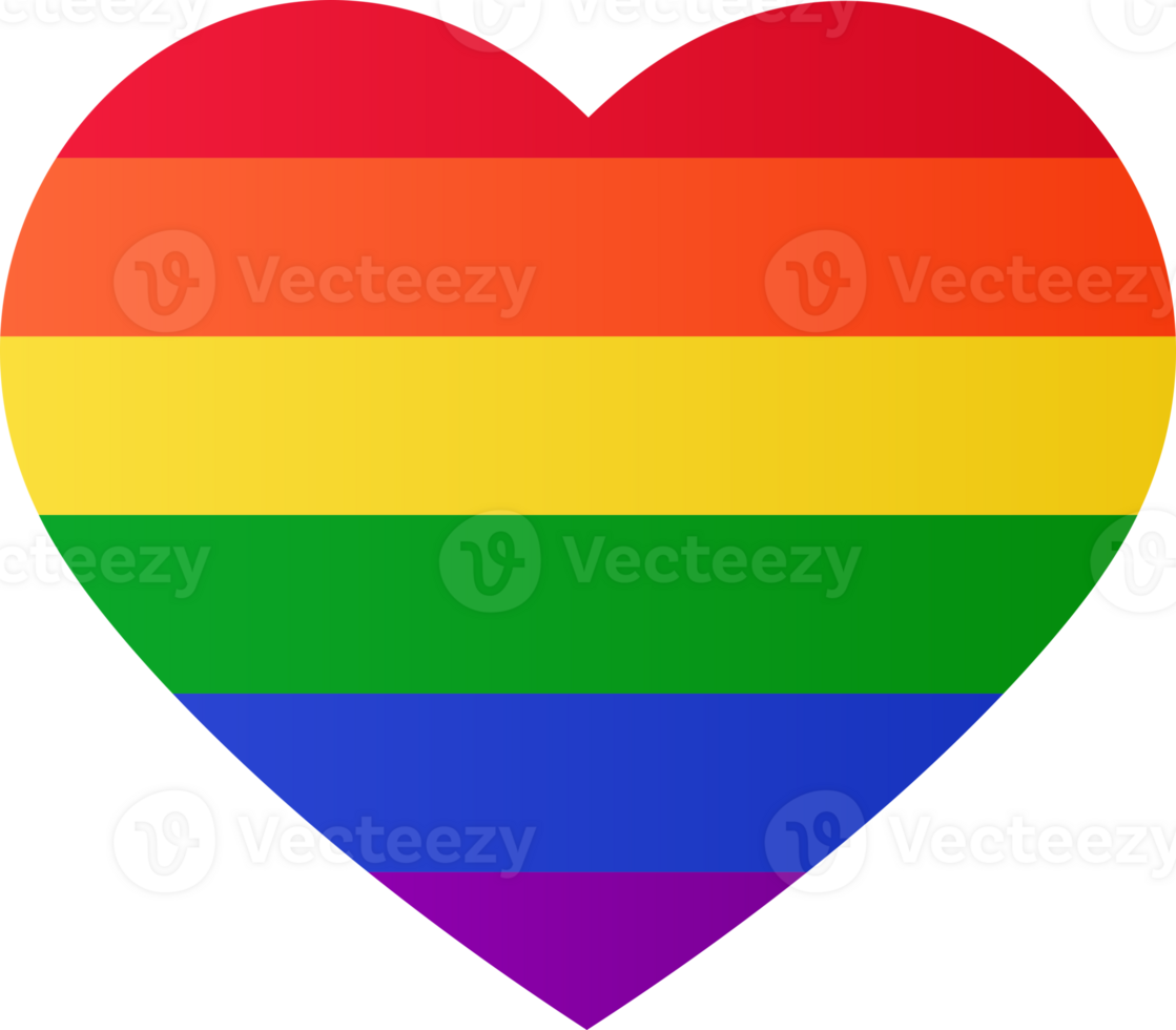 rainbow heart shape flag pride lgbtq 68588418 PNG