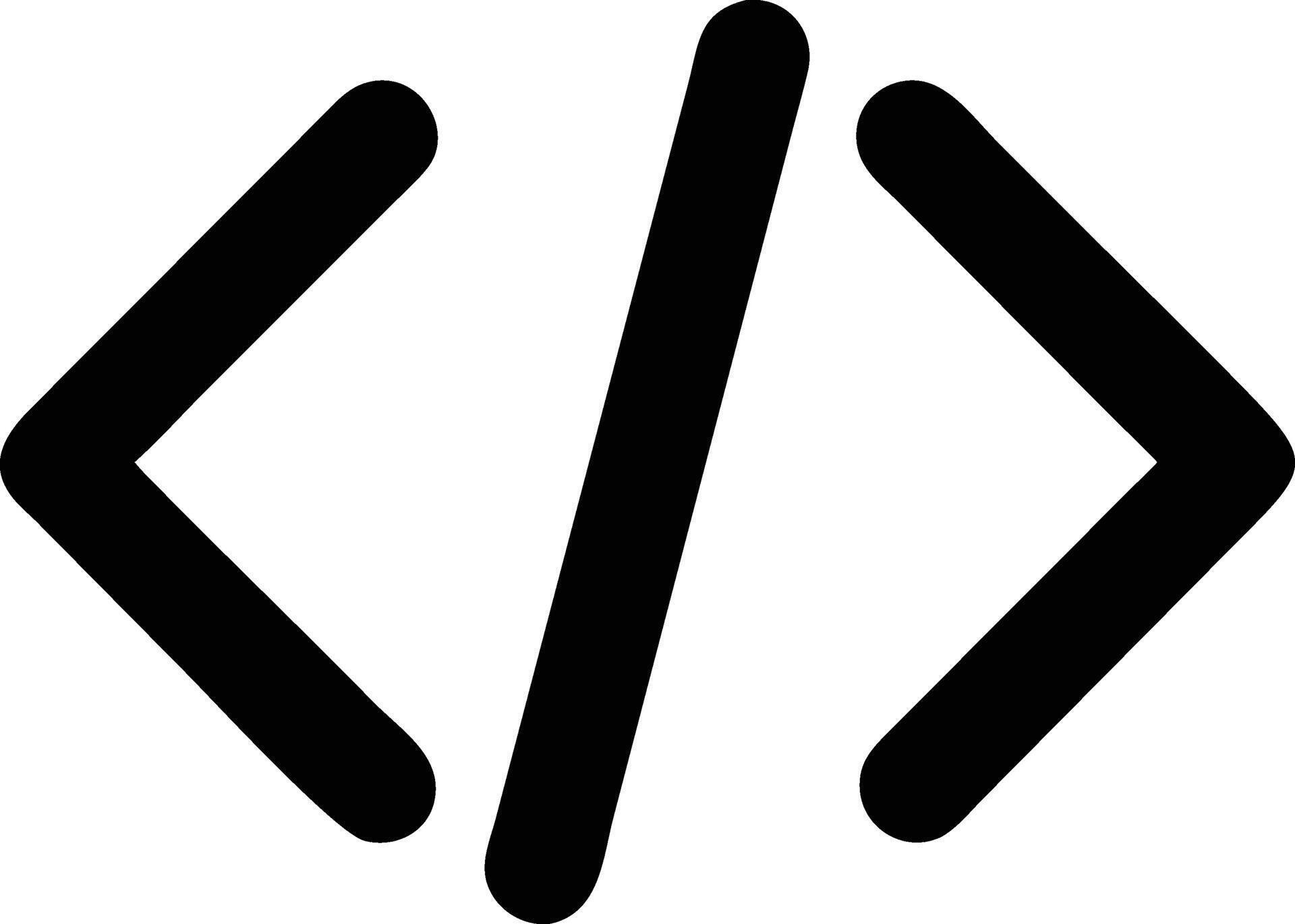 Computer code brackets and angle brackets programming 68597663 Vector ...