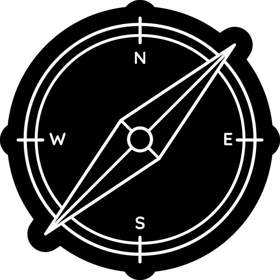 Compass solid Icon 68614434 Vector Art at Vecteezy