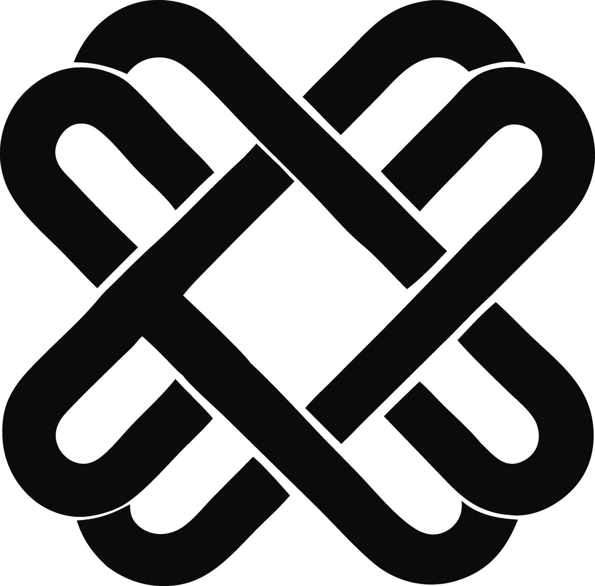 Interlocking geometric knot pattern isolated on white background 68619316 Vector Art at Vecteezy