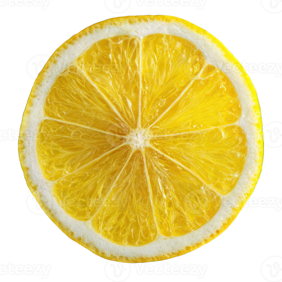 Lemon Slice Closeup Macro Photography 68653972 PNG