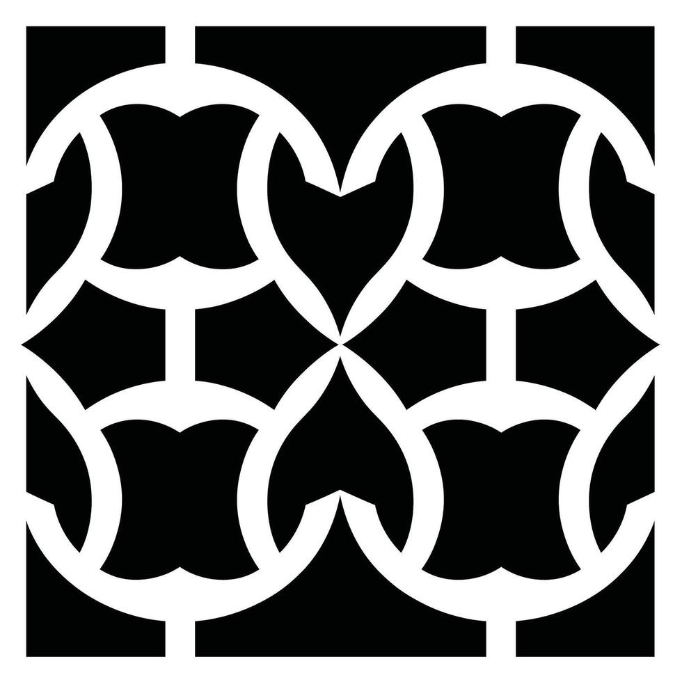 Geometric pattern featuring interlocking shapes 68658372 Vector Art at ...