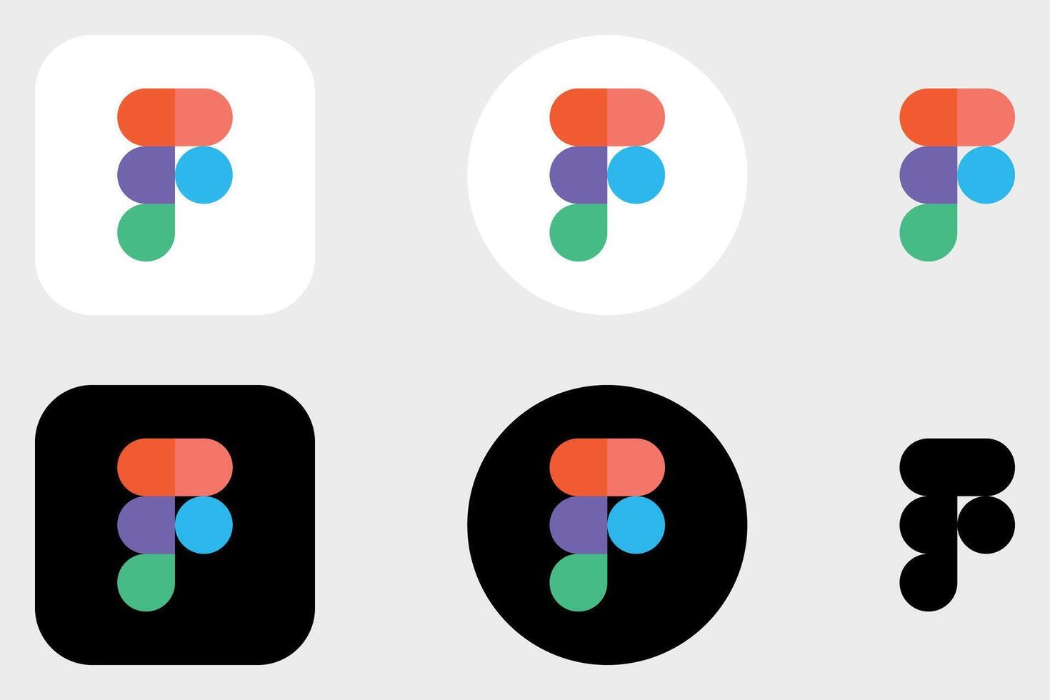 Figma Logo Bundle Figma App Icon Set 68691818 Vector Art at Vecteezy
