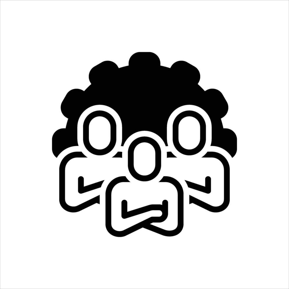 Solid icon crew 68692198 Vector Art at Vecteezy