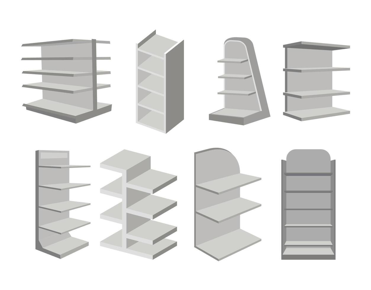 3d Shop Shelves Vector Art, Icons, and Graphics for Free Download