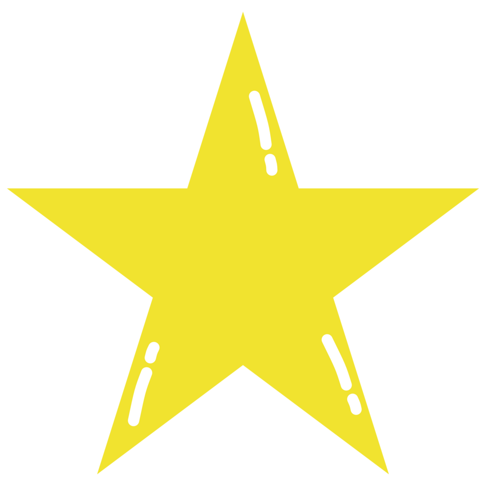 cute yellow star 68944806 PNG