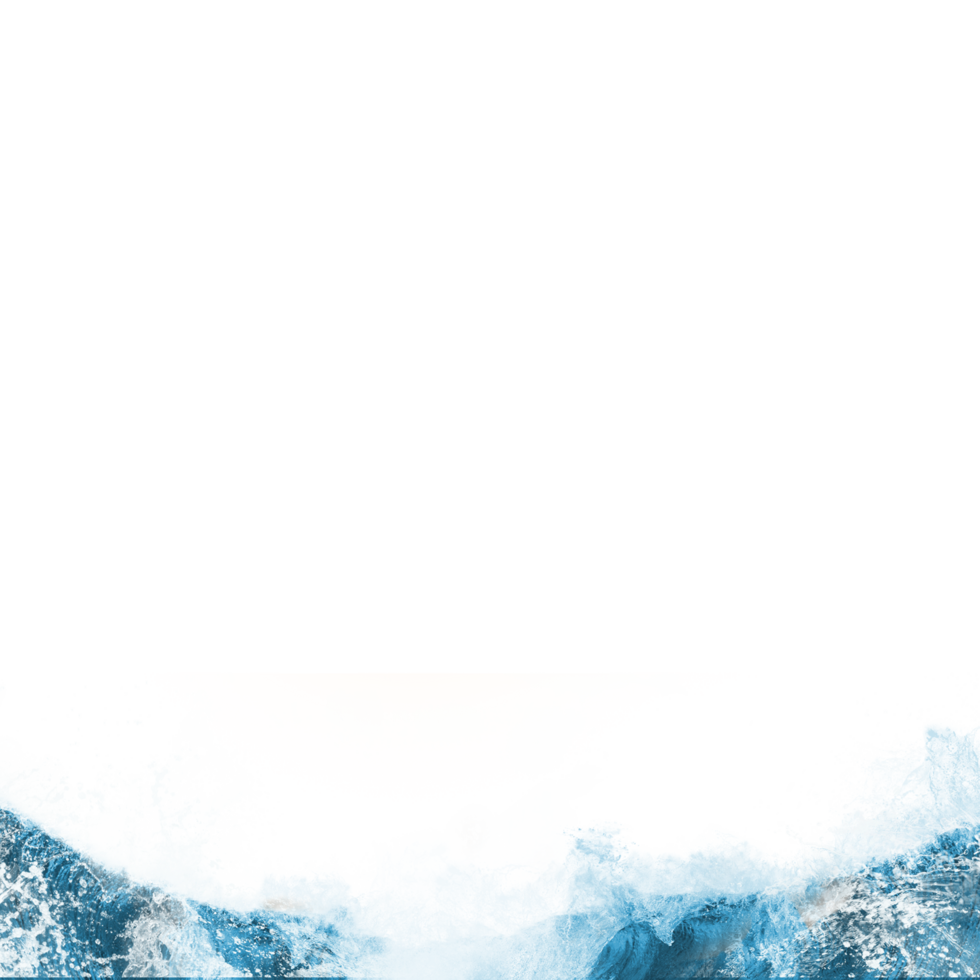 Powerful sea waves crashing with foam and splash isolated on transparent background 68973201 PNG