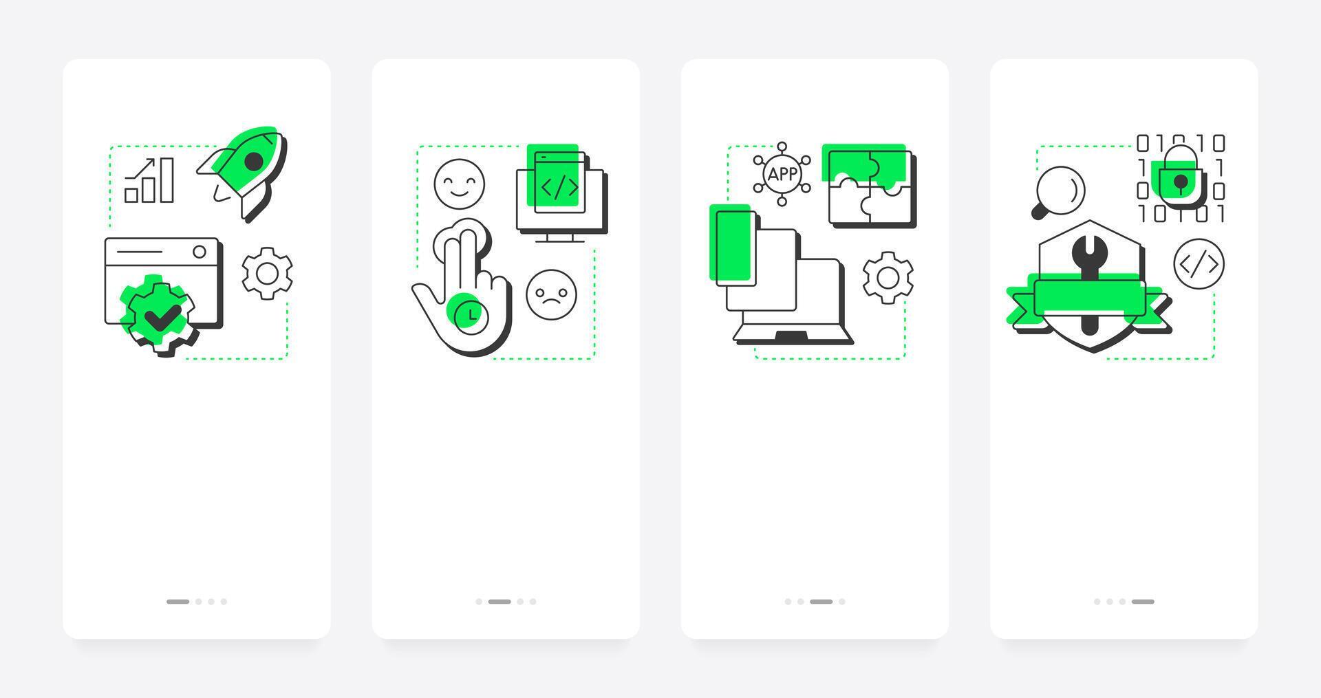 Non-functional testing types mobile app onboarding screens. Software ...