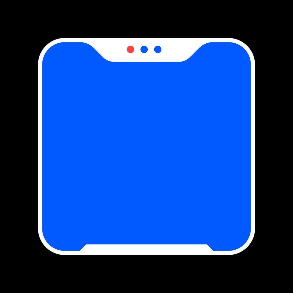 Simple Web Layout. Clean UI Design Template. 69108530 Vector Art at ...