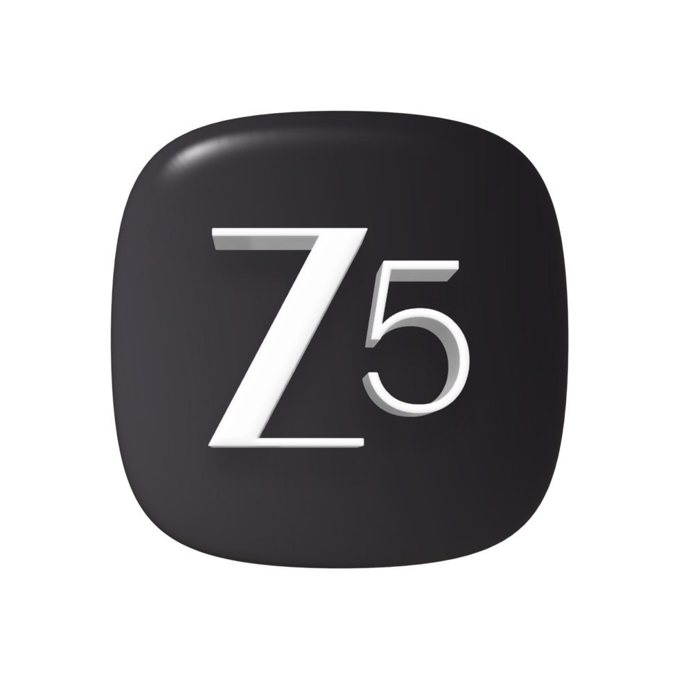 Z5 app icon on transparent background 69146540 PNG