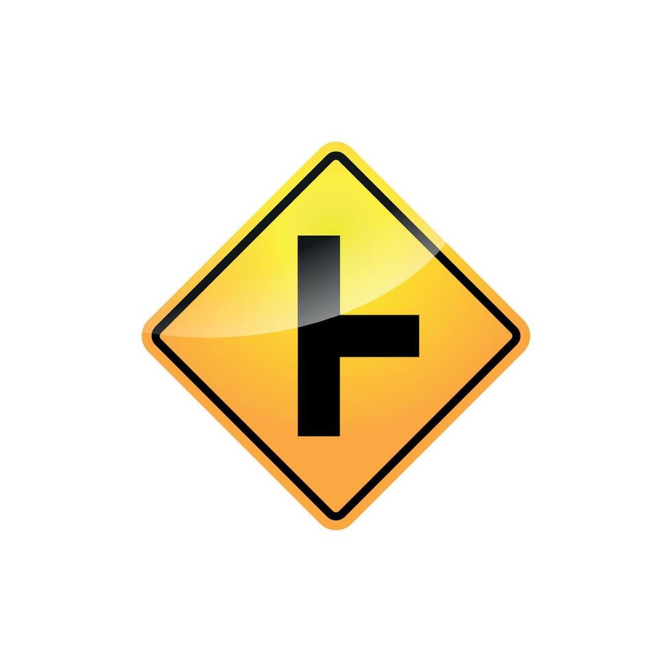 MUTCD, Manual on Uniform Traffic Control Devices. W2-2 sign, which ...