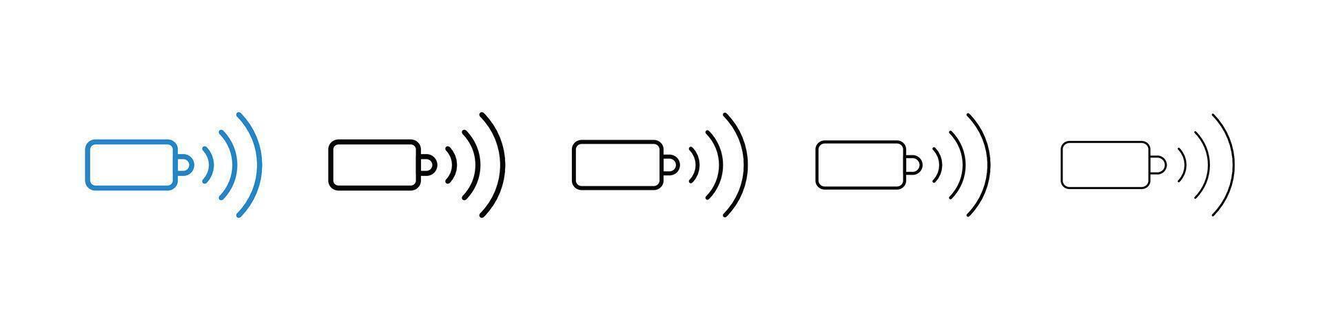 Sensor icons in five different stroke sizes 69168801 Vector Art at Vecteezy