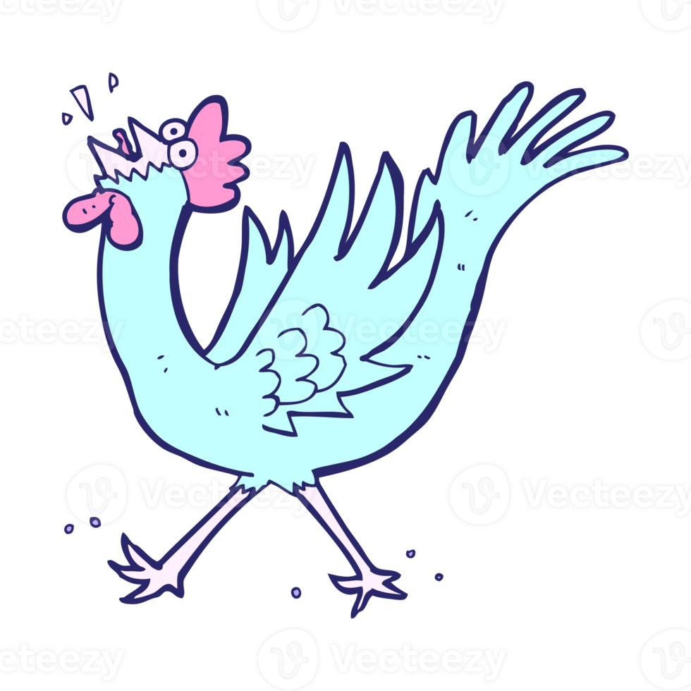 A cartoon chicken with a crown on its head 69273992 PNG