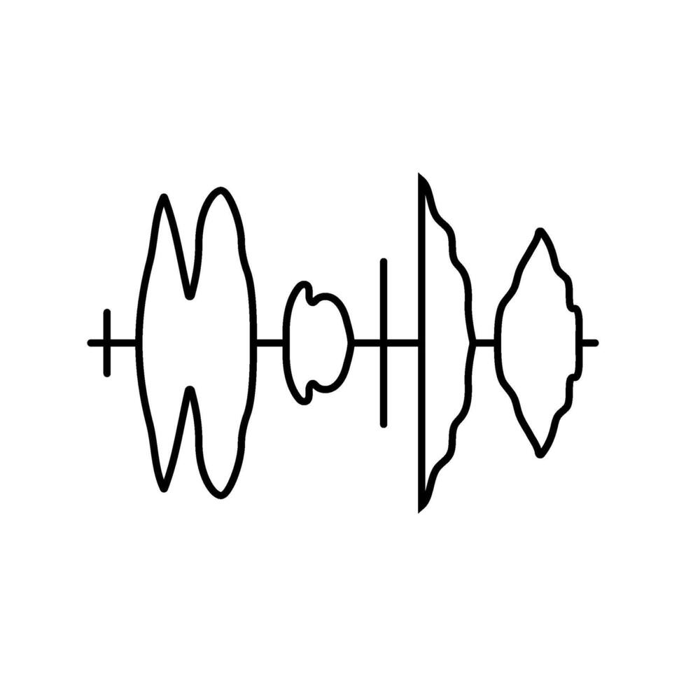 Speech Waveform Nlp Line Icon Figure 69386129 Vector Art At Vecteezy