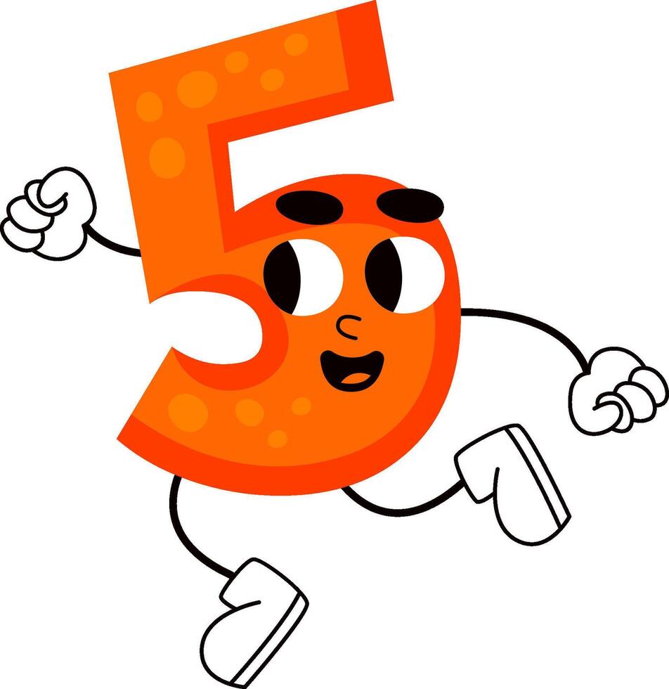 5 Digit Number Character Alphabet 69389048 Vector Art at Vecteezy