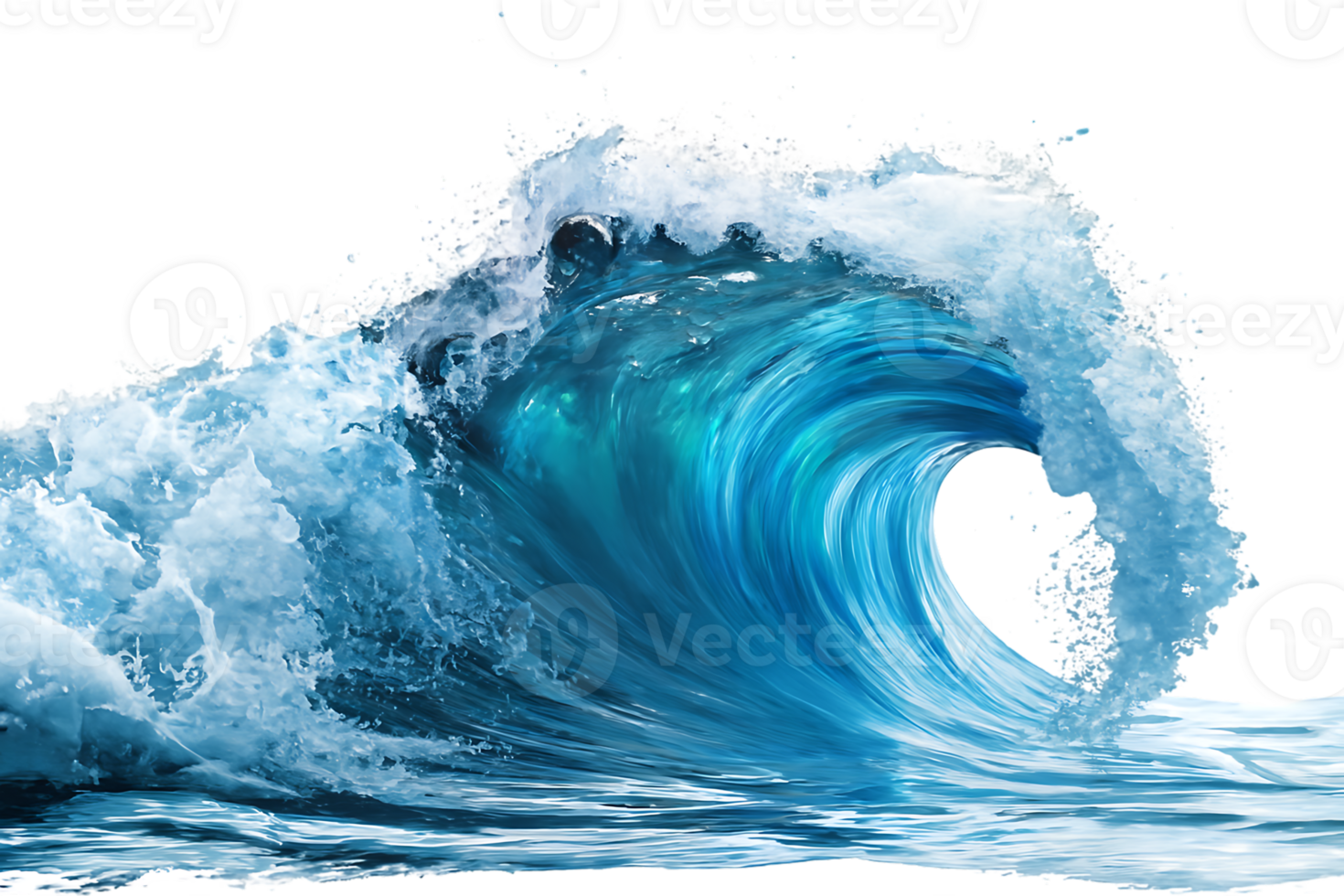 Crashing ocean wave isolated on transparent background 69441704 PNG