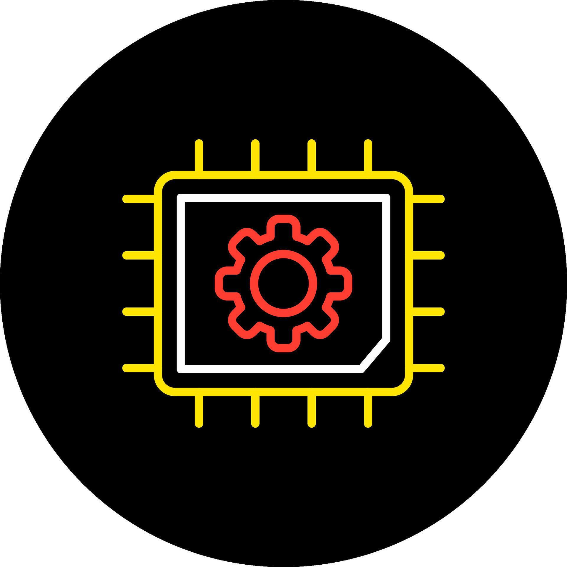 Cpu Flat Icon Processor Core Central Processing Unit Brain 69486675 ...