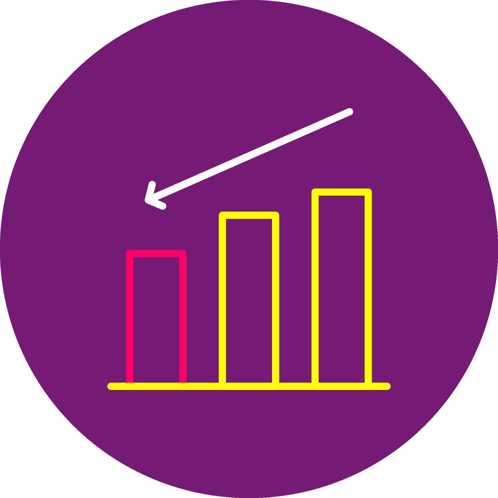 Decrease Decline Reduction Downward Trend Fall 69488117 Vector Art at ...