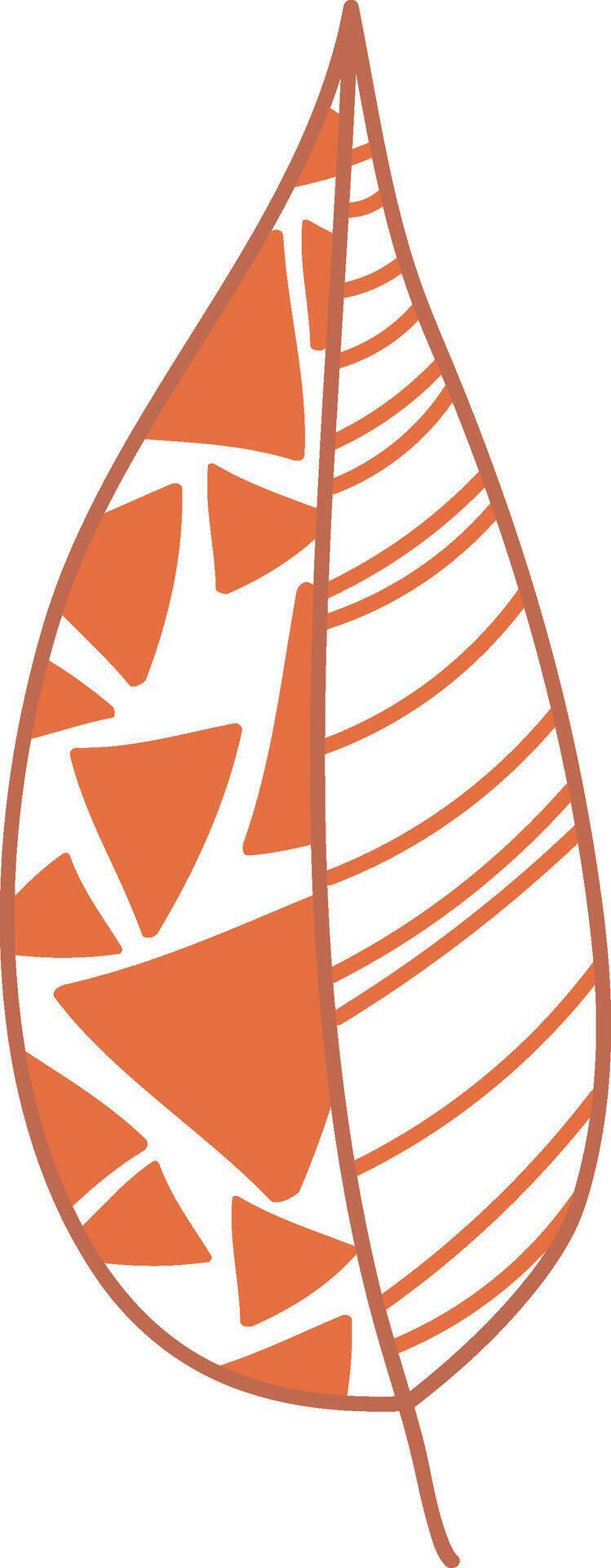 Geometric Leaf Pattern 69554917 Vector Art at Vecteezy