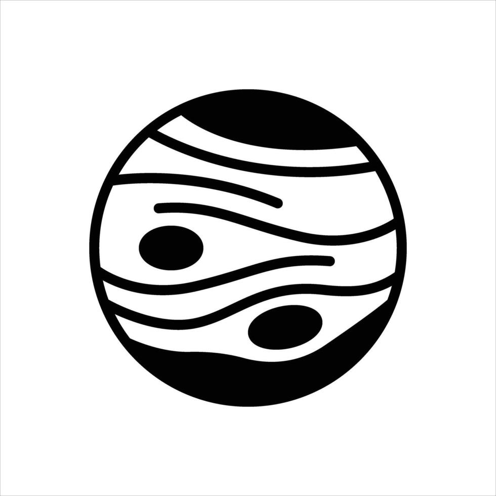 Solid icon jupiter 69658296 Vector Art at Vecteezy