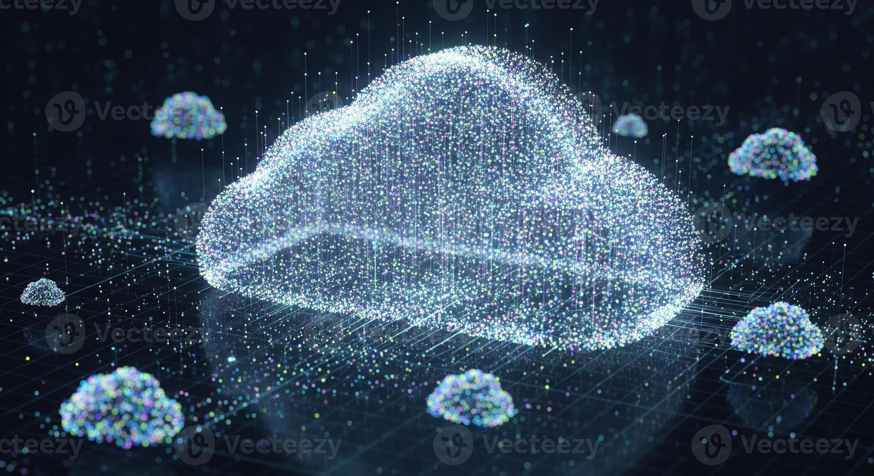 Cloud Computing Data Visualization. 70212166 Stock Photo at Vecteezy