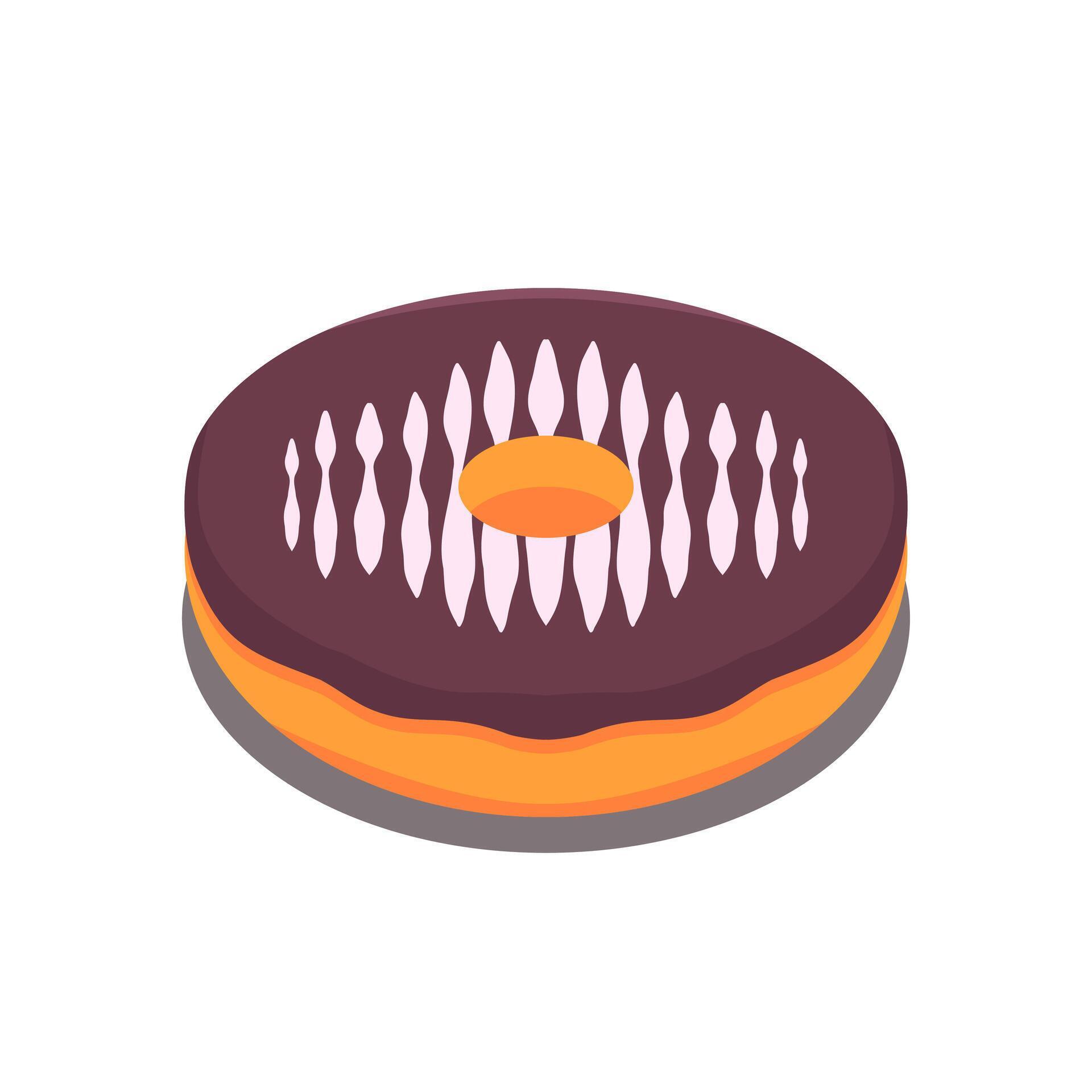 Cartoon Chocolate Donuts Illustration 70399932 Vector Art at Vecteezy