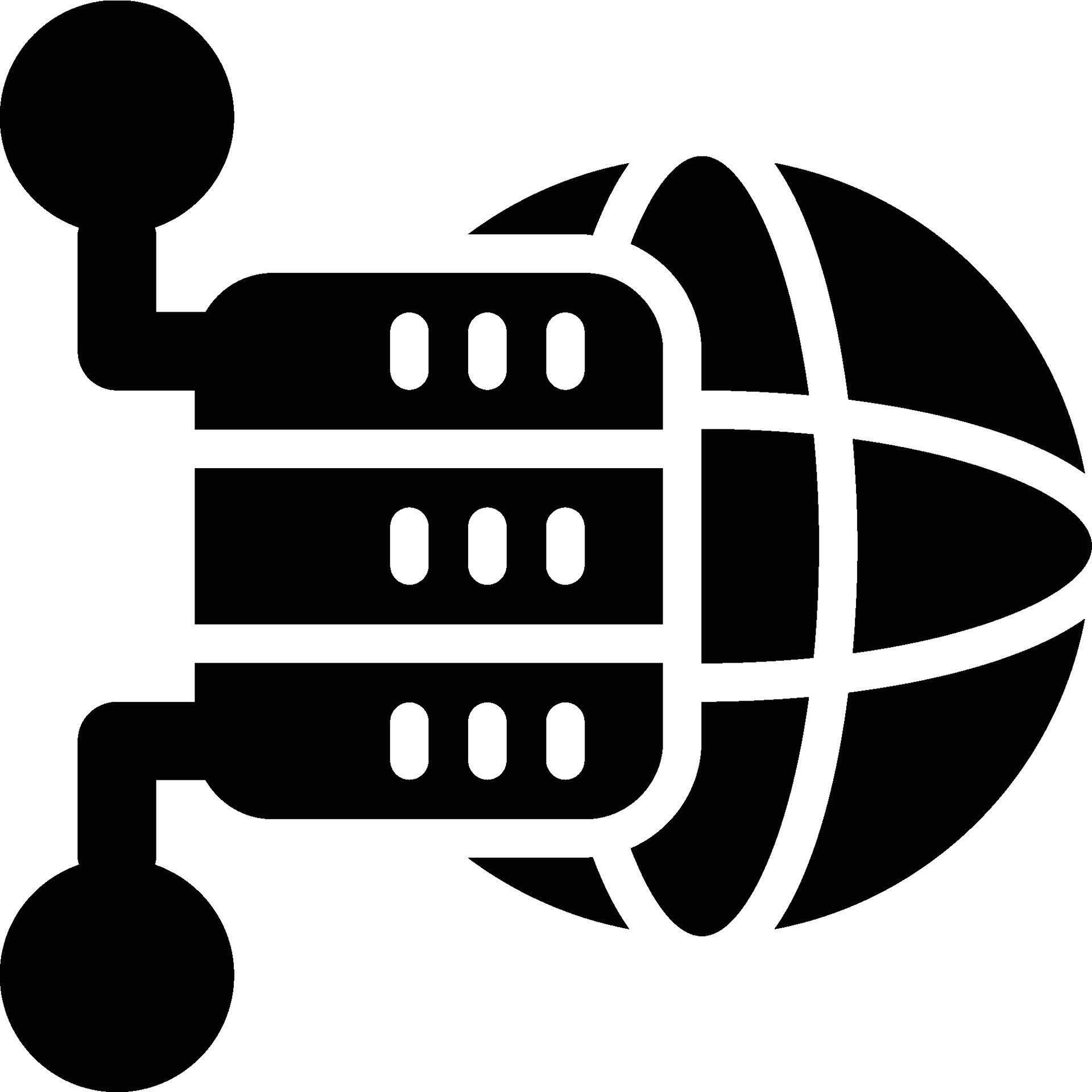 Proxy, Server, Internet Glyph Solid Icon 70665968 Vector Art at Vecteezy