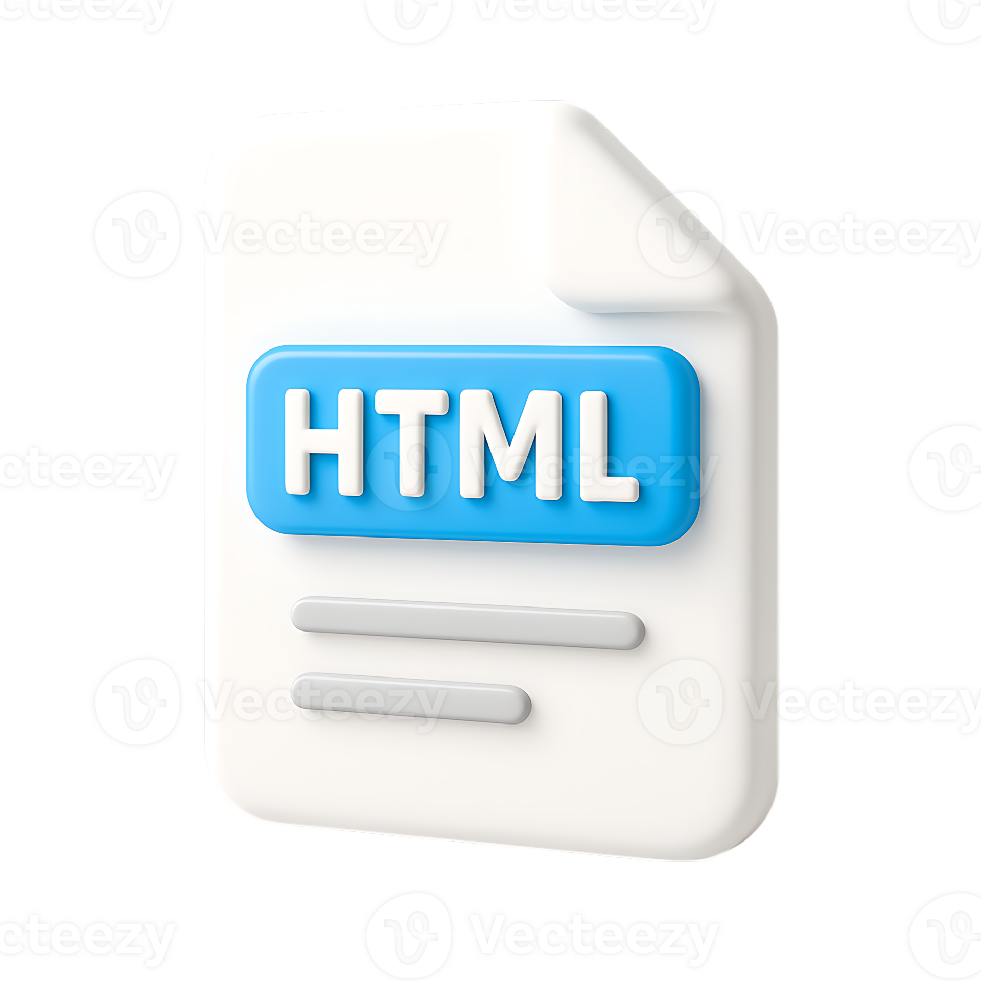 Html file icon isolated on transparent background 70916076 PNG