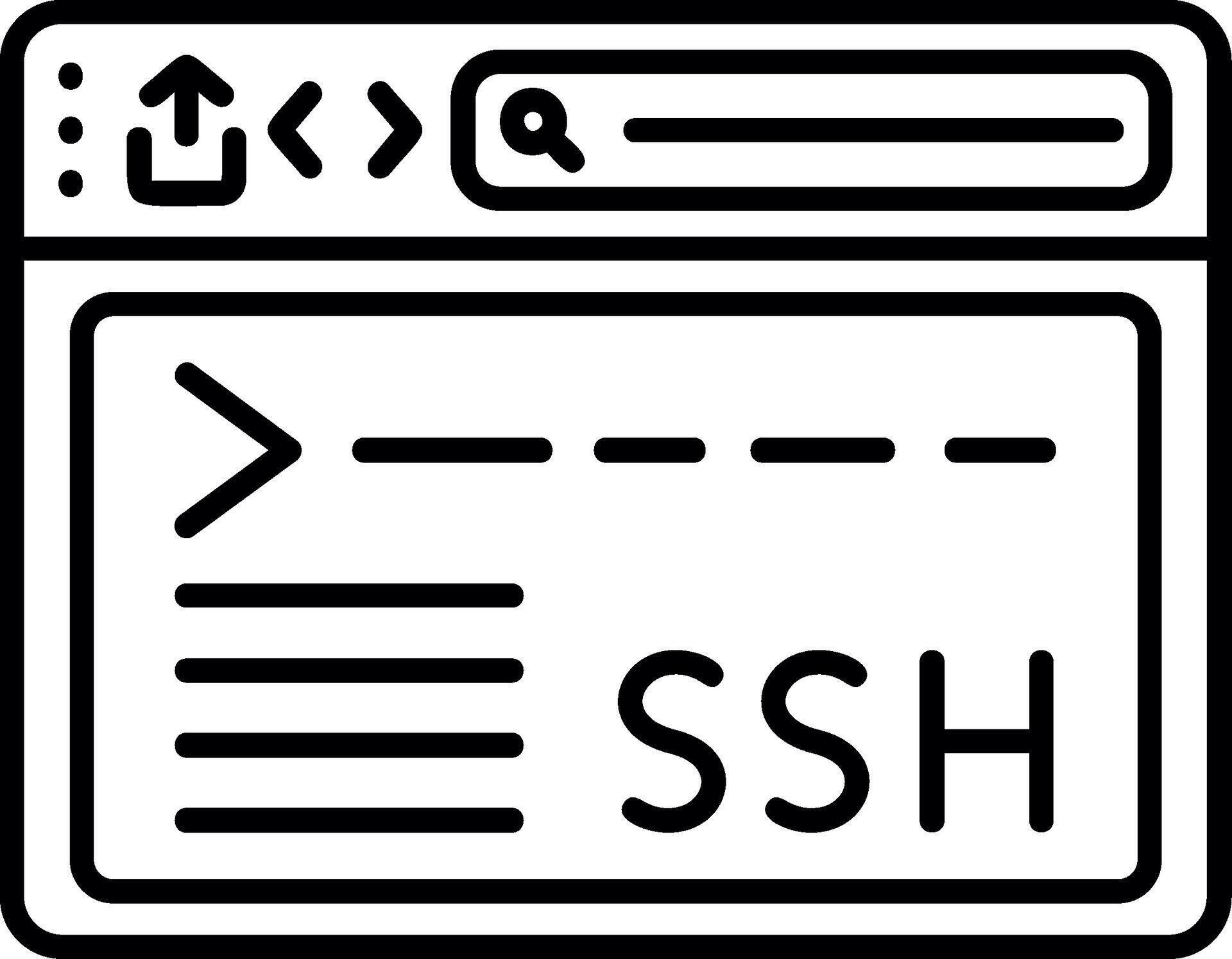 SSH Secure Shell 71103336 Vector Art at Vecteezy