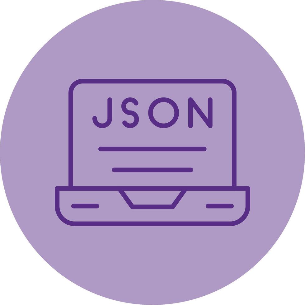 JSON Data Format Block Line Two Tone Circle 71211160 Vector Art at Vecteezy